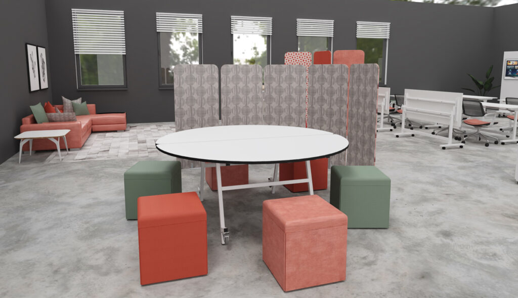SNAP conference table - round - ENTRAWOOD office furniture manufacturer