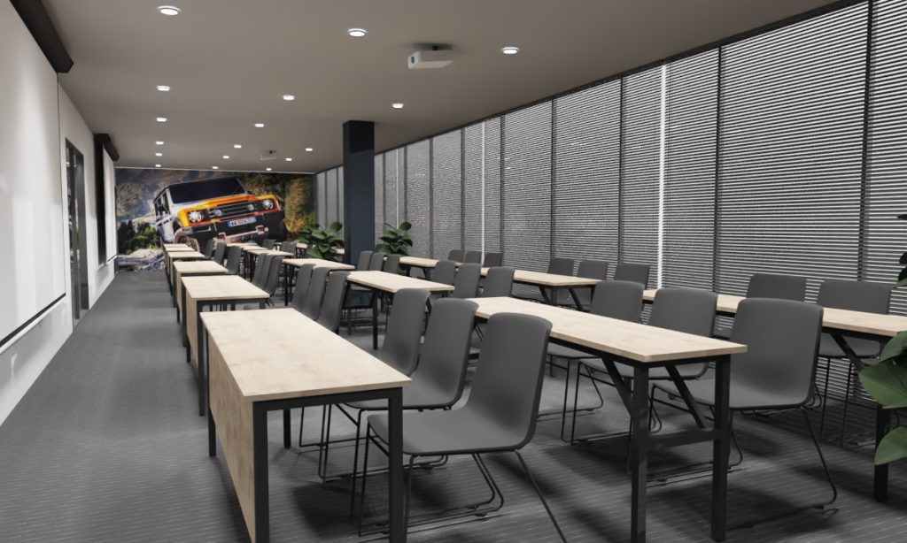 Training Tables with modesty panel - ENTRAWOOD office furniture ...